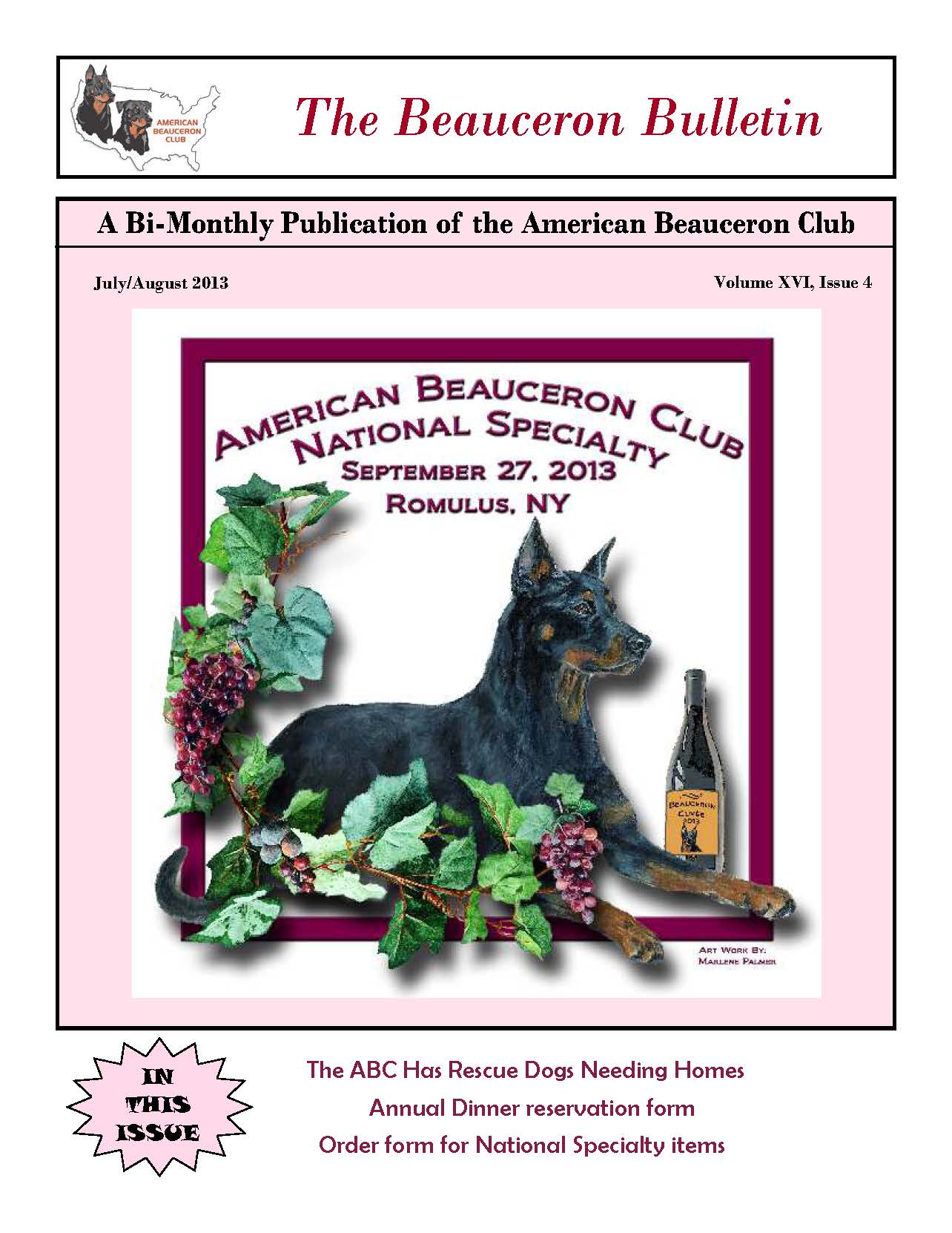 2013 4 – American Beauceron Club